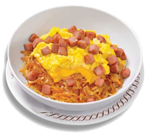 Waffle House Ham, Egg & Cheese Hashbrown Bowl: The Ultimate Comfort ...