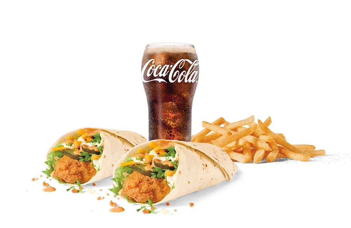 Classic Crispy Jack Wraps (2) Combo: A Flavor-Packed Meal from Jack In ...